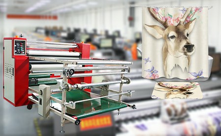 High Speed 1000mm Roll Poly Textile Heat Transfer Machine For Poly ...