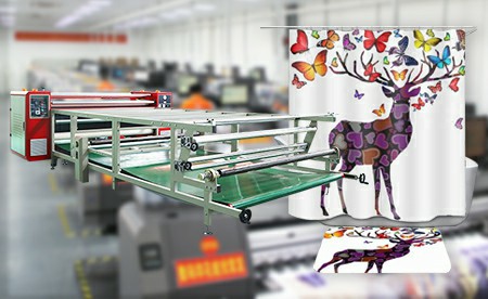 High Speed 1000mm Roll Poly Textile Heat Transfer Machine For Poly ...